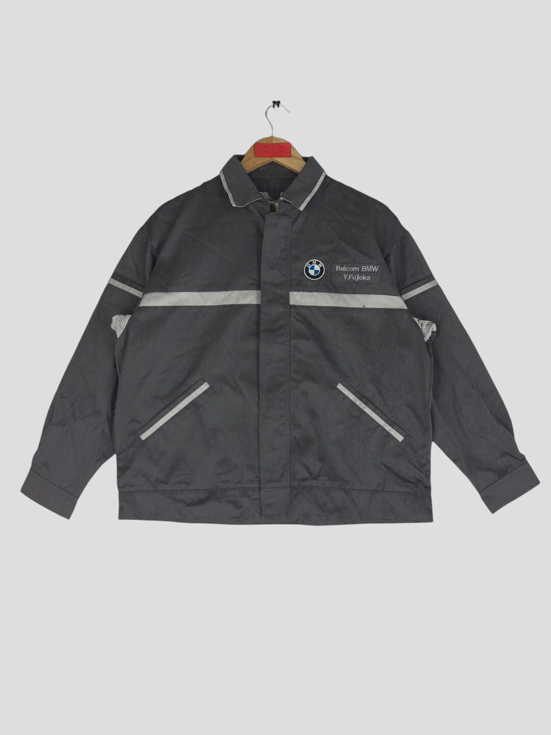 Vintage Balcom BMW Fukuoka Workwear Jacket BMW Retro Mechanics Uniform ...