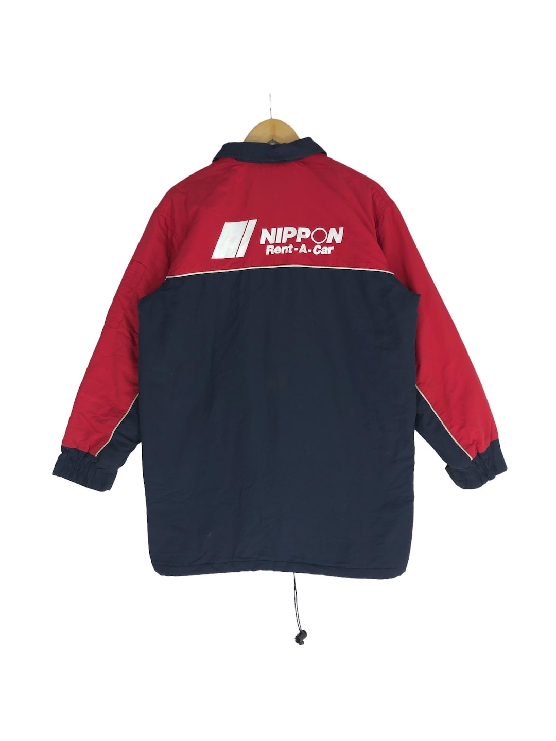 Vintage Nippon Racing Jacket: Quilted Puffer, Motorsports Style (size M ...