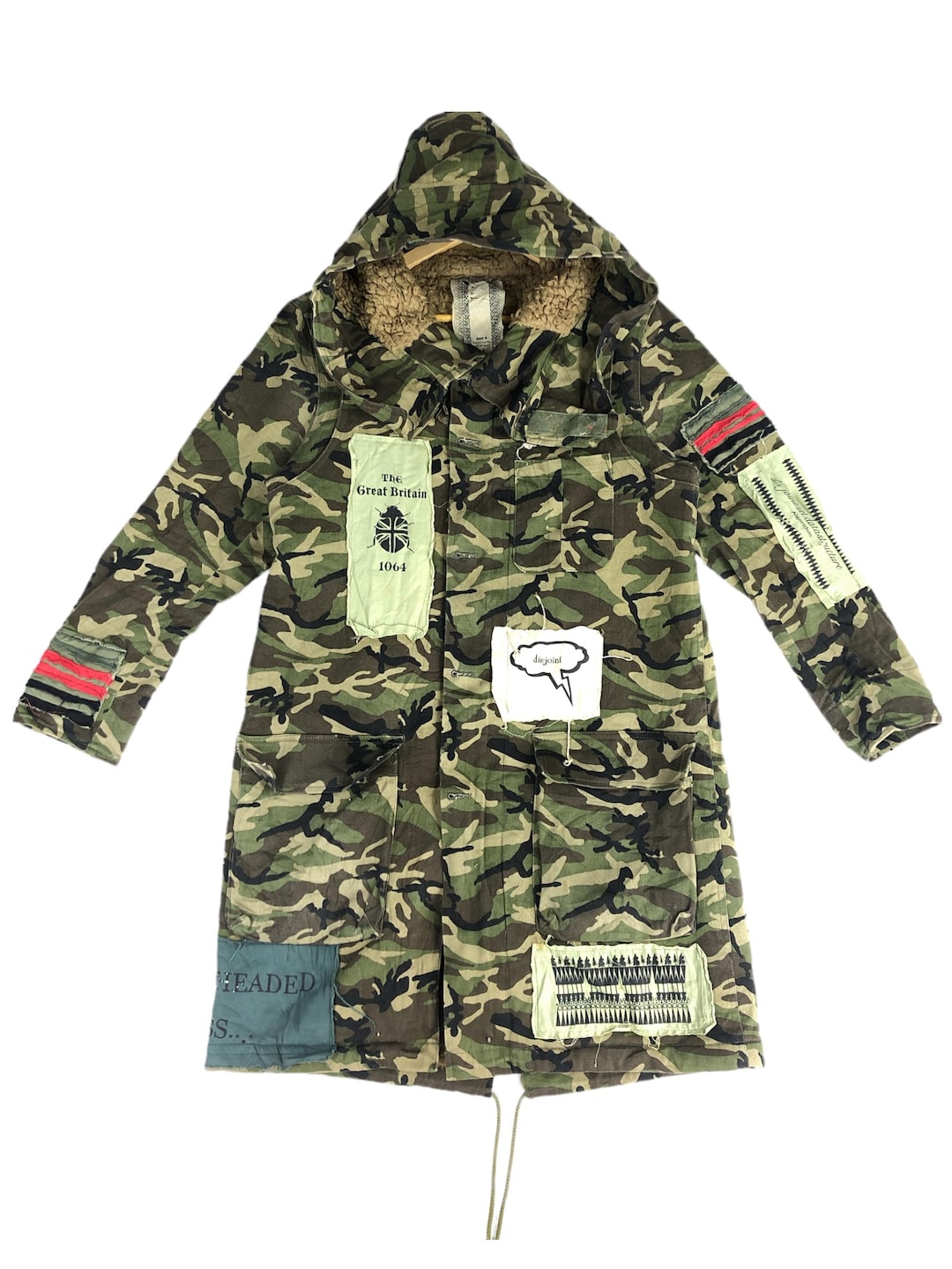 Avant Garde Camoflage Parka Military Punk Style Jacket Military Camo ...