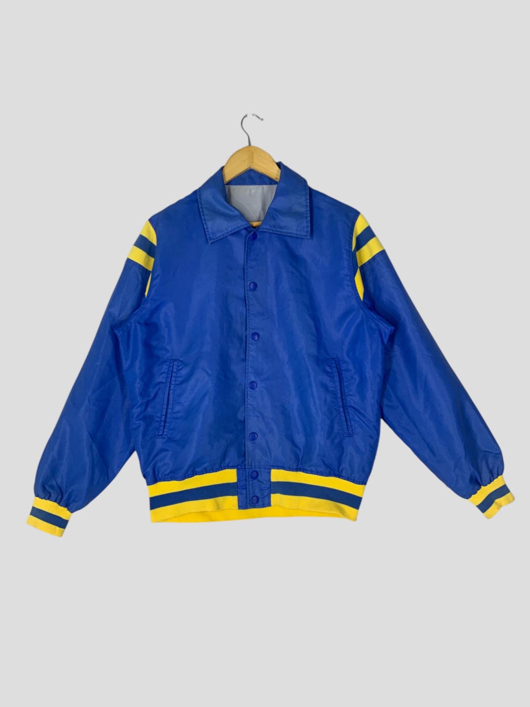 Vintage 80s Descente Coach Jacket: Blue Nylon Windbreaker, XL - Etsy