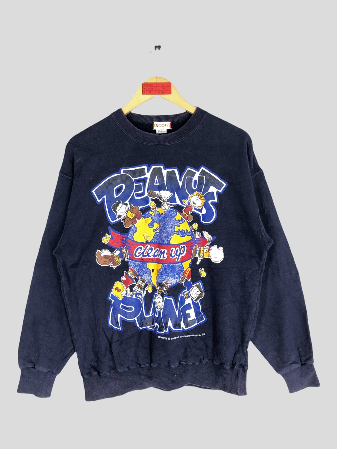 Vintage Snoopy Clean up Planet by Peanuts Big Image Medium Snoopy and ...