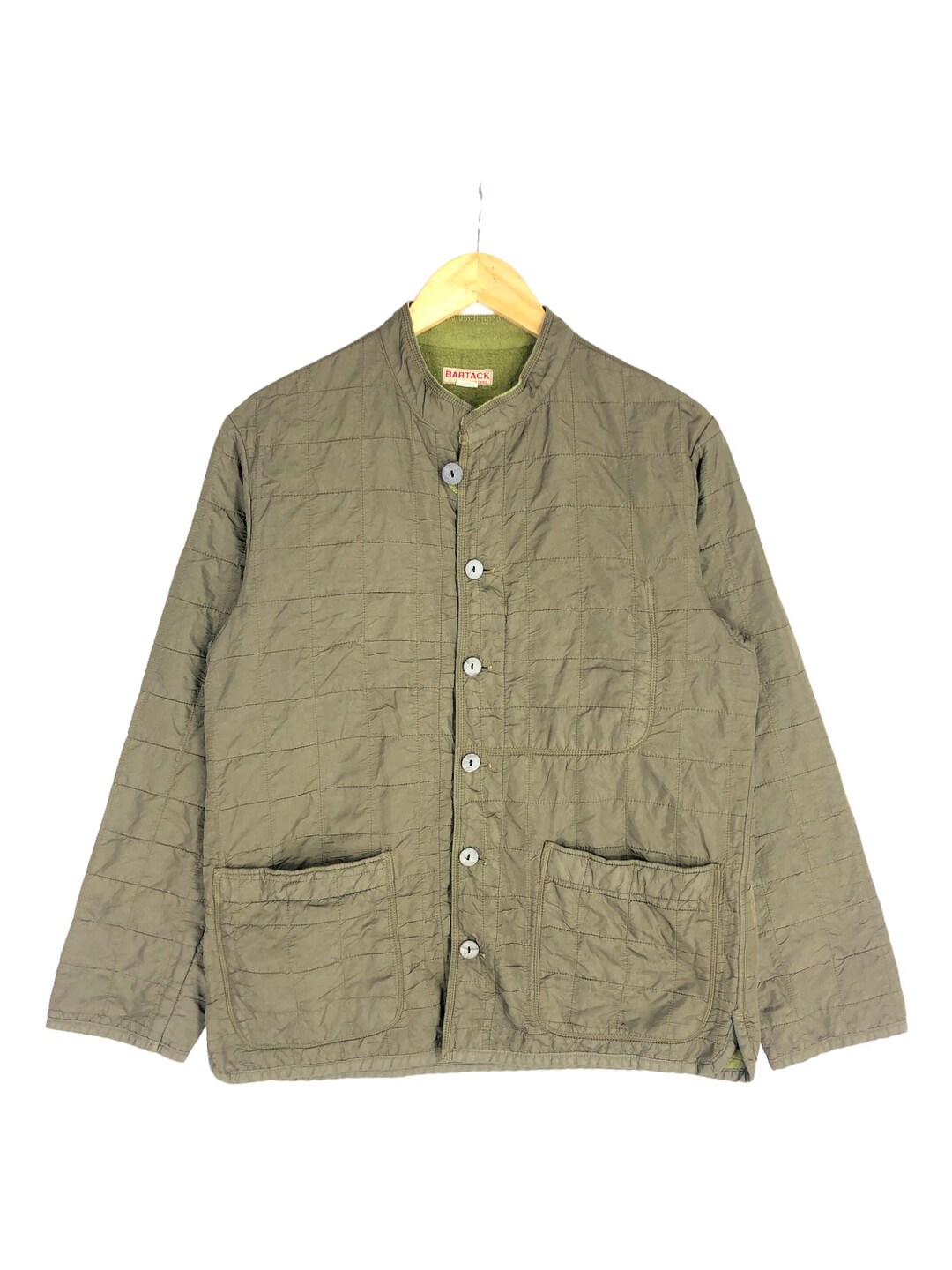 Bartack Double Pocket Quilted Jacket Medium Bartack Button Jacket ...