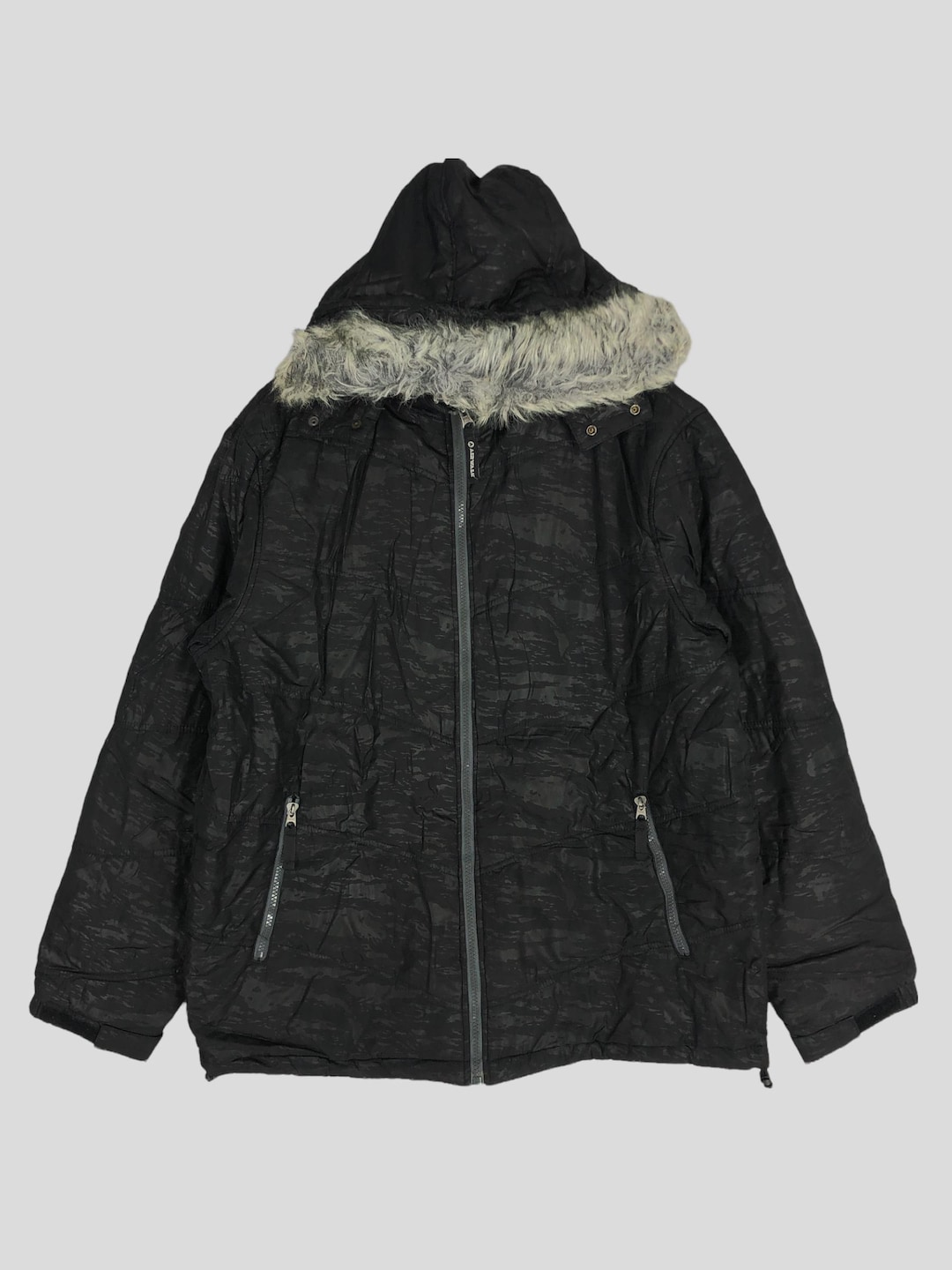 Vintage AIRWALK Fur Hoodie: XL Skateboarder Jacket - Etsy