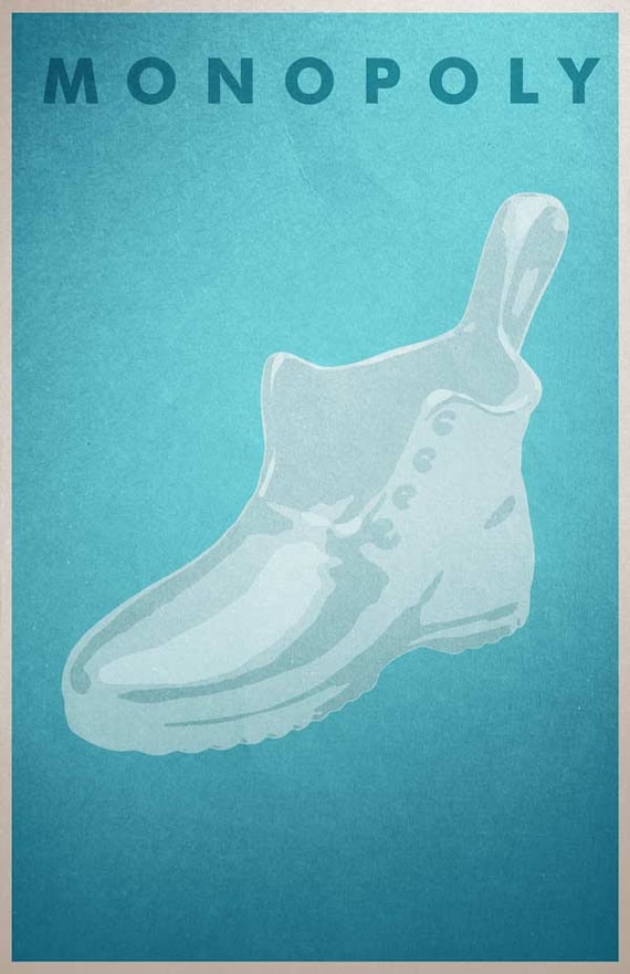 Monopoly Shoe Print | Etsy
