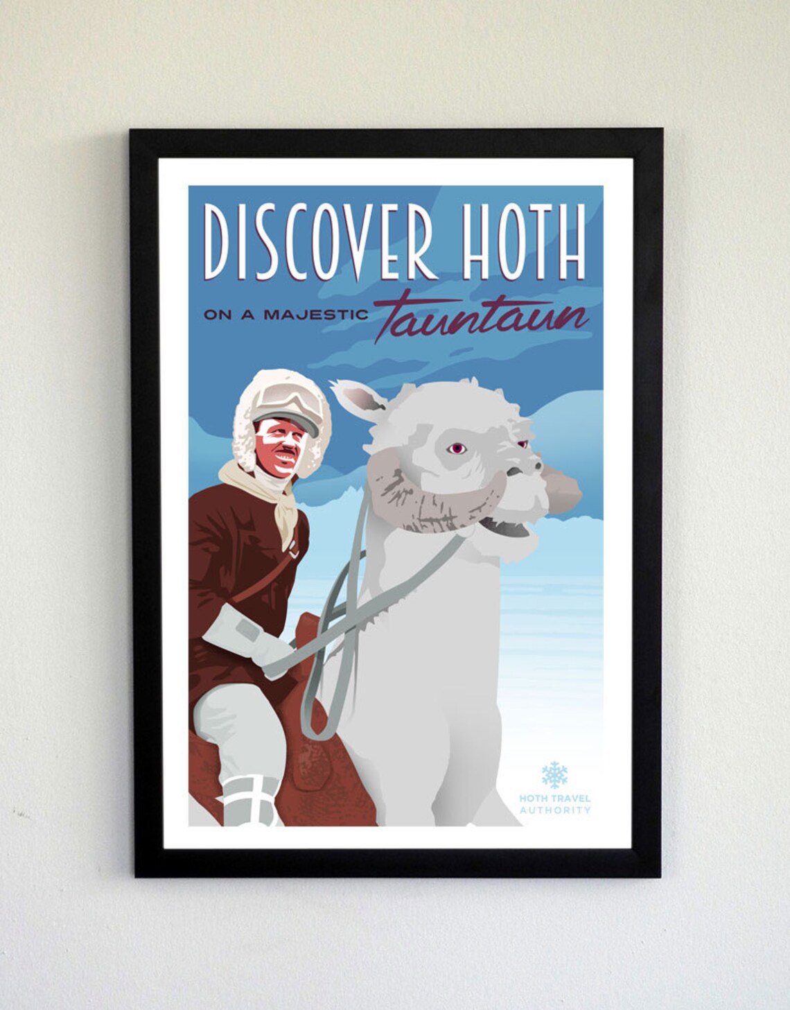 Discover Hoth Star Wars Travel Poster | Etsy