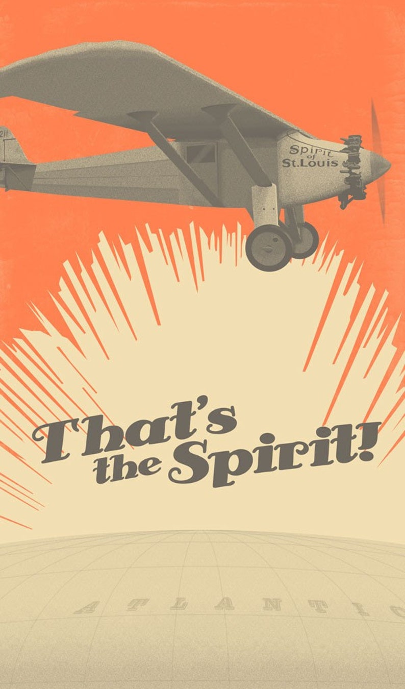 That's the Spirit Poster - Etsy