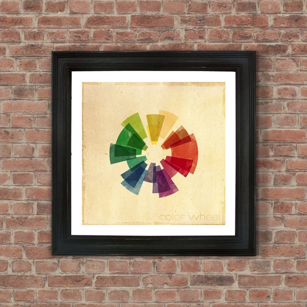 Color Wheel Print - Etsy