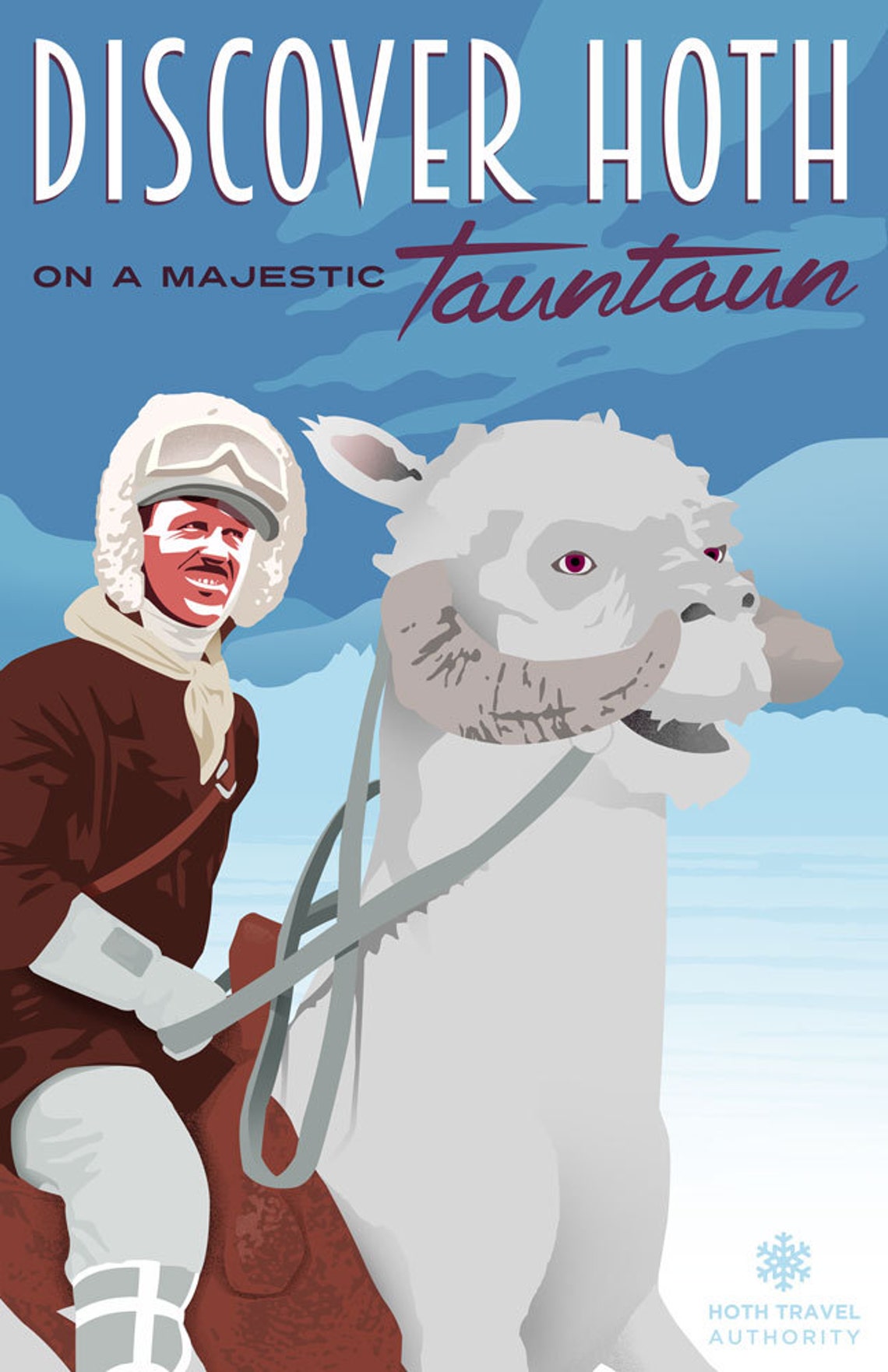 Discover Hoth Star Wars Travel Poster - Etsy