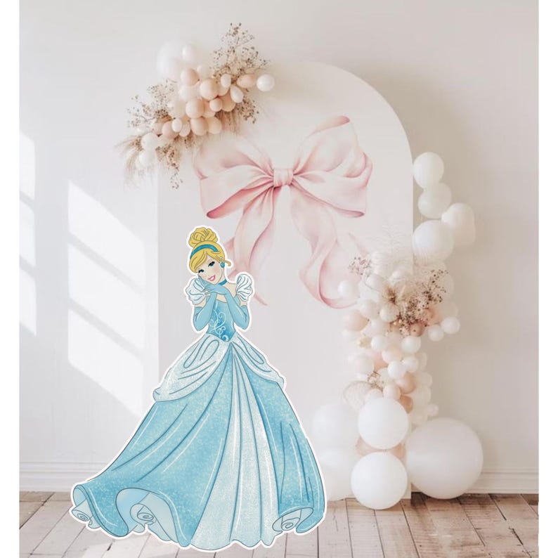 Princess Cinderella PNG | Decoration Cut Out | Princess Party | 1st ...
