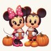 Cute Autumn Mickey PNG Fall Vibes Mouse Autumn Leaves Scarf Baby Mouse ...