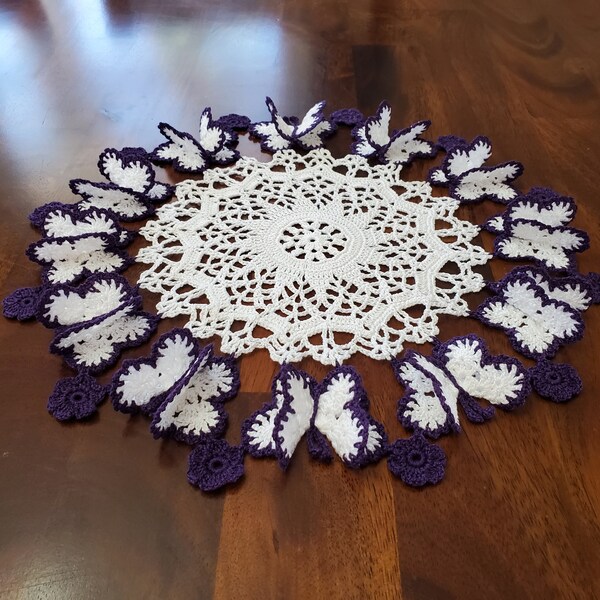 Butterfly Doily - Etsy