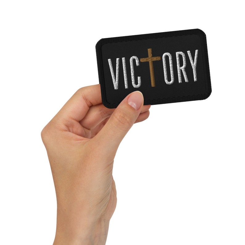 Victory embroidered Patches - Etsy