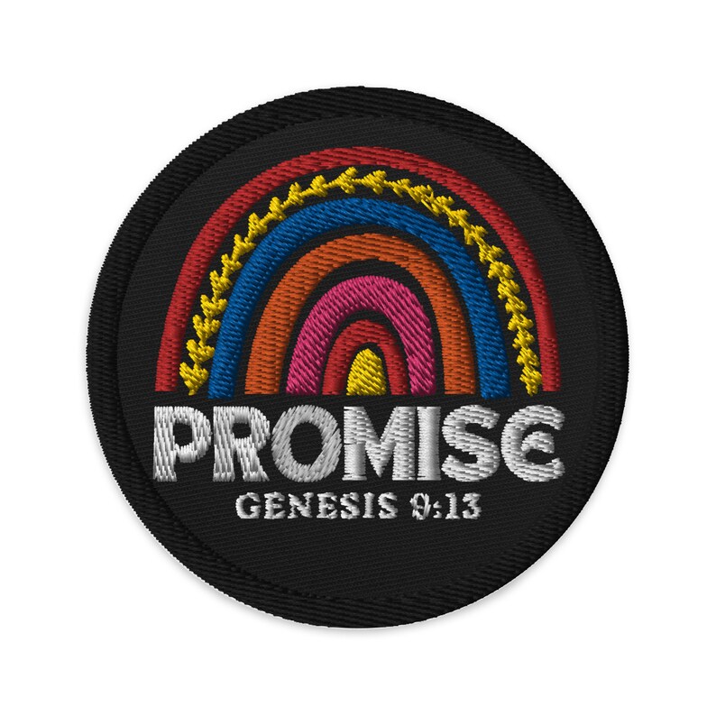 Promise embroidered Patches - Etsy