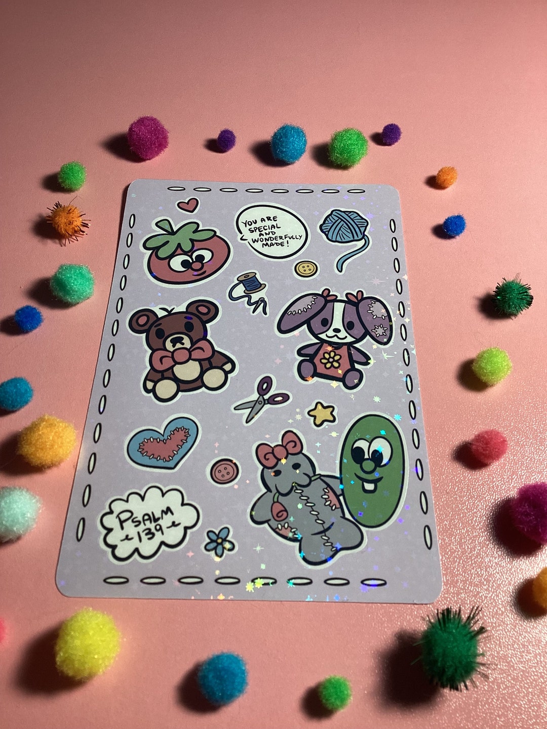 Psalm 139 Sunday School Sticker Sheet - Etsy