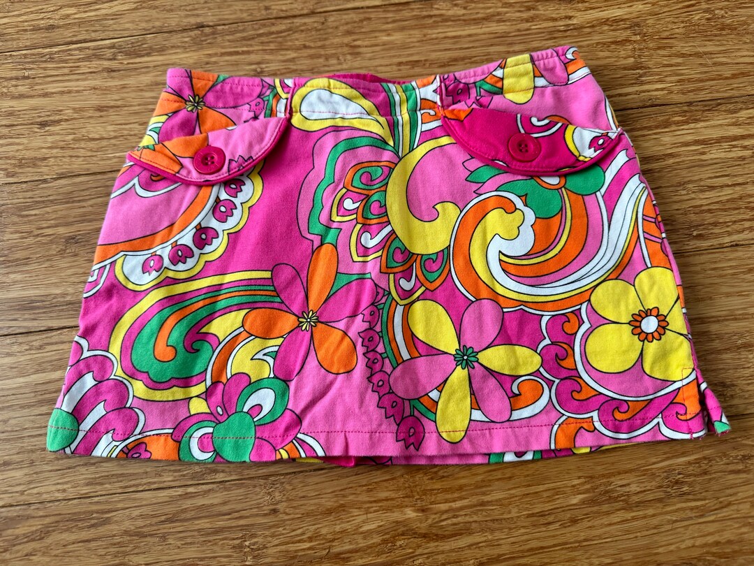 Vintage Limited Too Flower Power Skort Tagged Girls 6 - Etsy