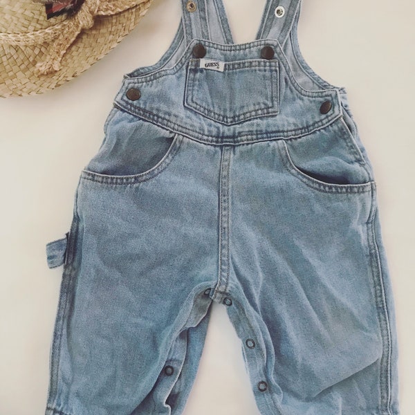 Guess Overalls - Etsy