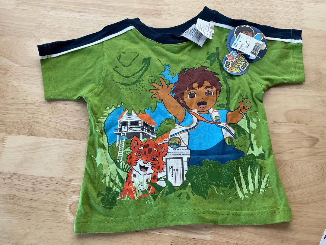 2008 Two Sided Diego Tee Tagged 3T Deadstock Dora the Explorer Y2K - Etsy