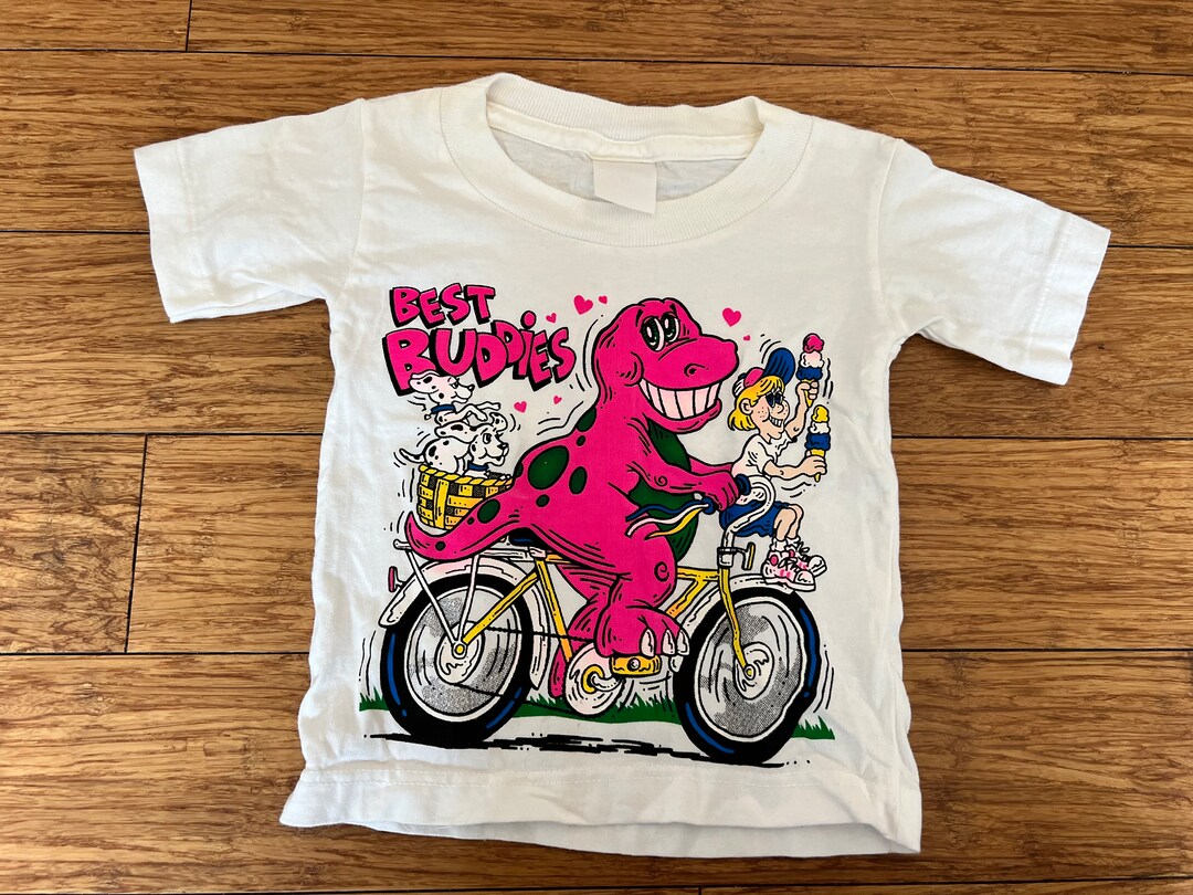 Vintage Bootleg Barney Tee Tagged 2T - Etsy
