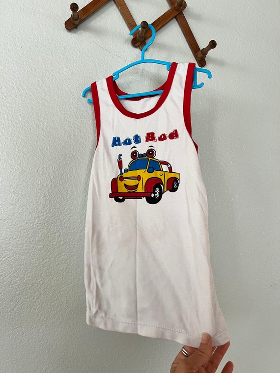Vintage inspired Kids Hot Rod Tank - Gem