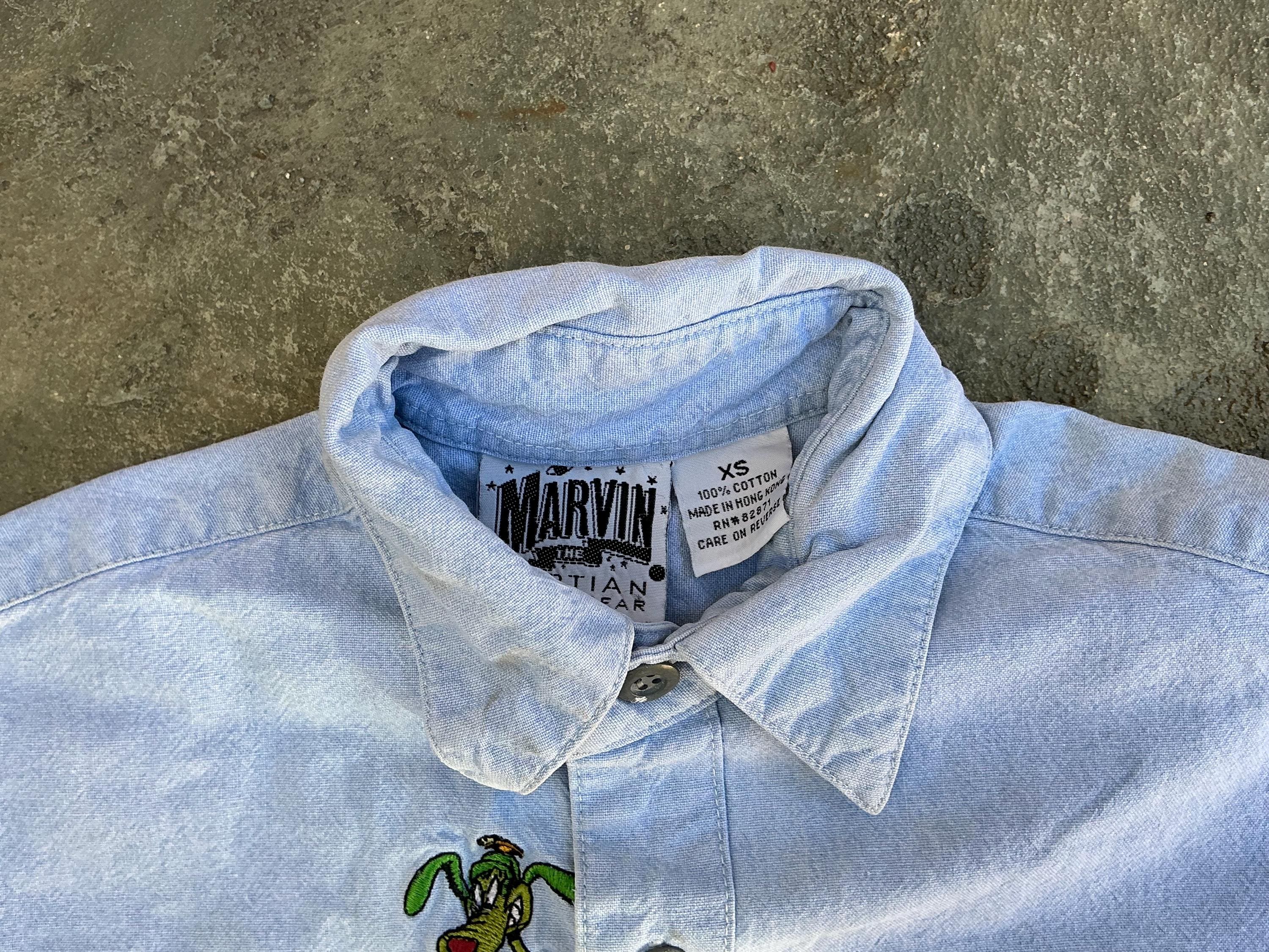 Vintage Marvin the Martian and Friends Collared Top Tagged Kids XS - Etsy