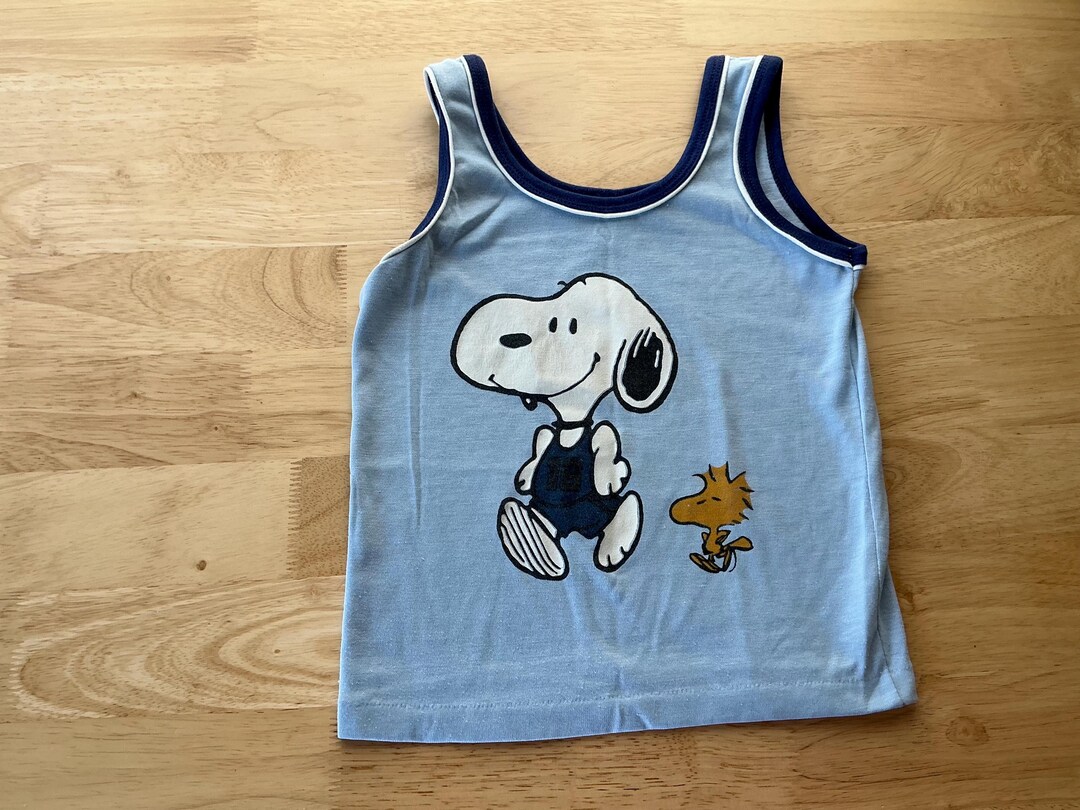 Vintage Snoopy Tank Tagged 6X - Etsy