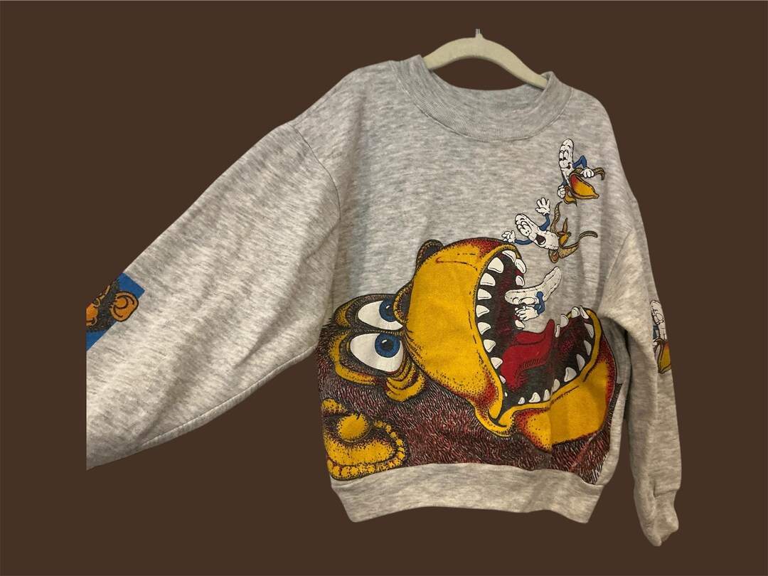 Vintage Kids All Over Print Wise Guy Lunch Bunch AOP Crew Neck Tagged ...
