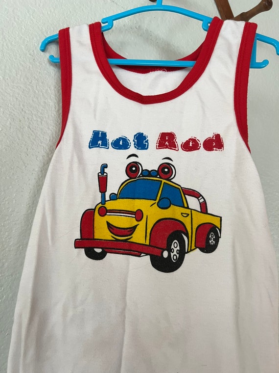 Vintage inspired Kids Hot Rod Tank - Gem