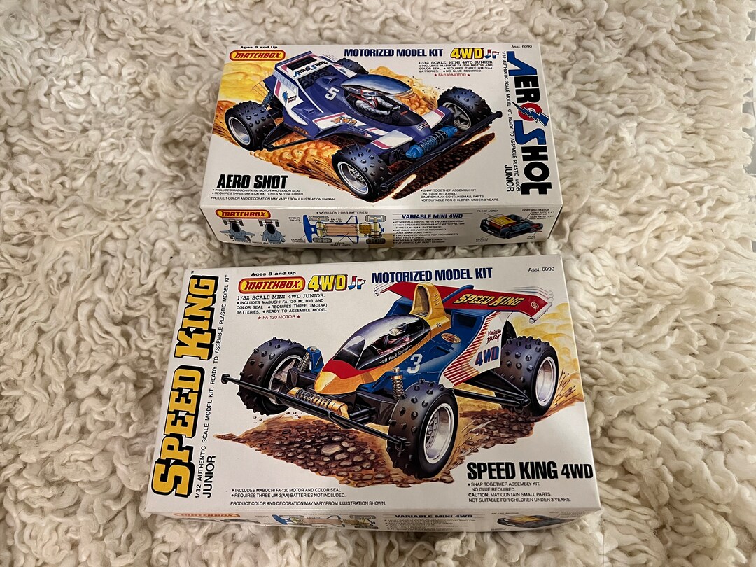 Vintage 1989 Matchbox 1/32 Motorized Model Kit Speed King Aero Shot - Etsy