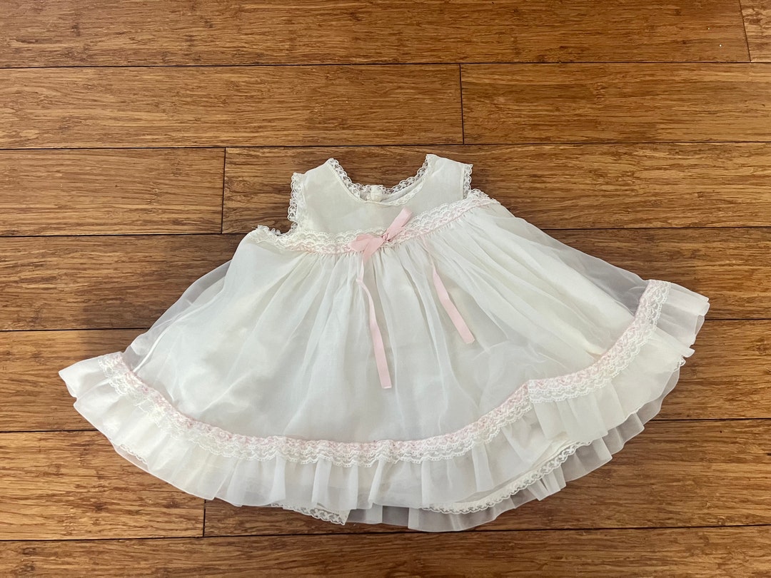 Vintage Sheer Nylon Pinafore Slip Dress Tagged 1 - Etsy