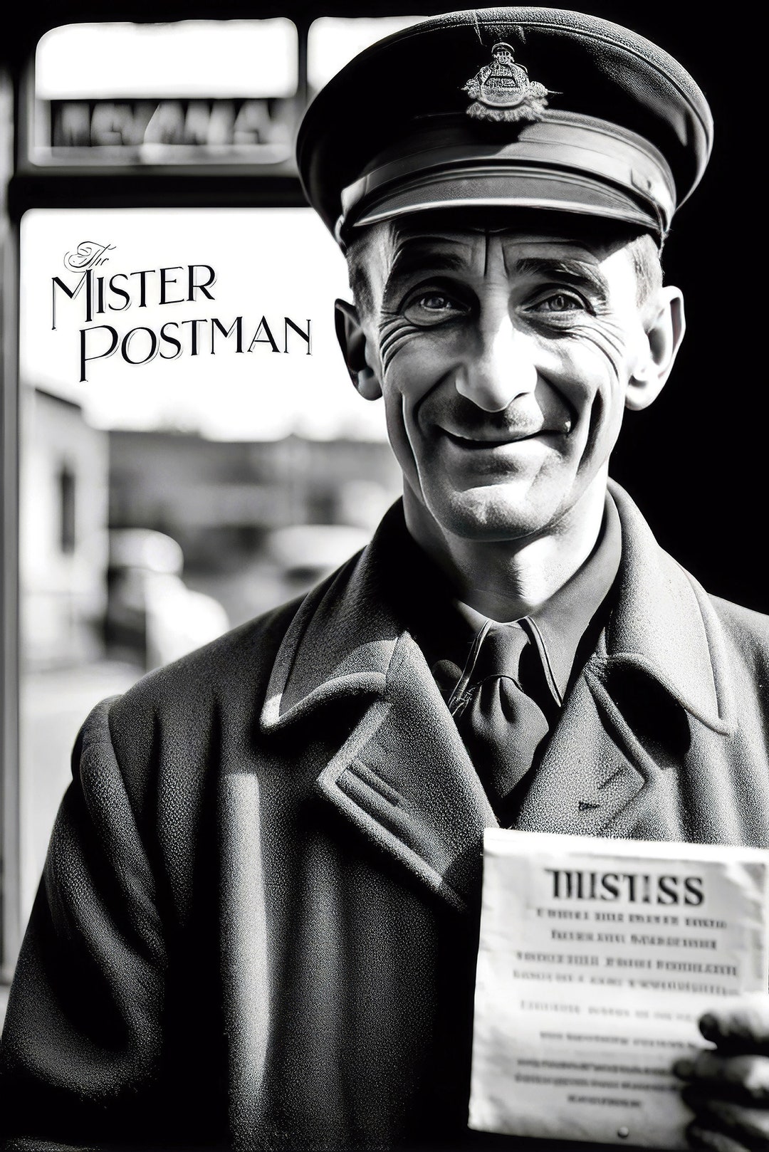 Postman Digital Art - Etsy