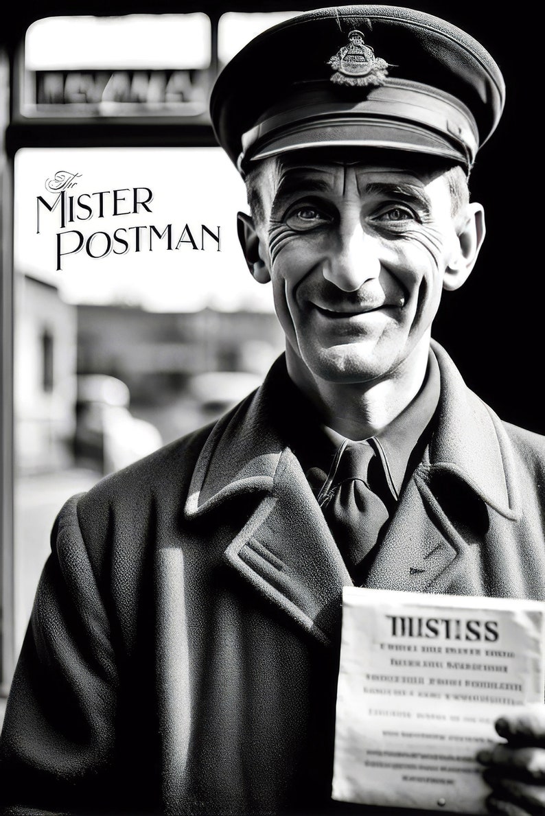 Postman Digital Art - Etsy