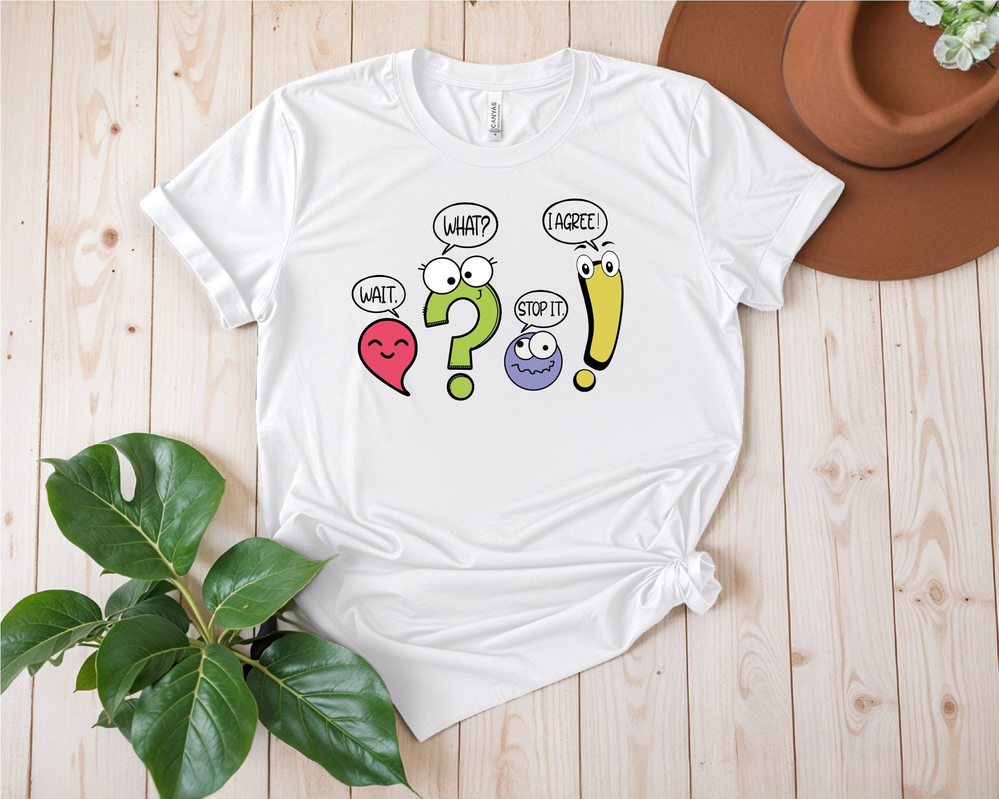 Funny Grammar Teacher Shirt, Punctuation English Teacher Gift, Wait ...