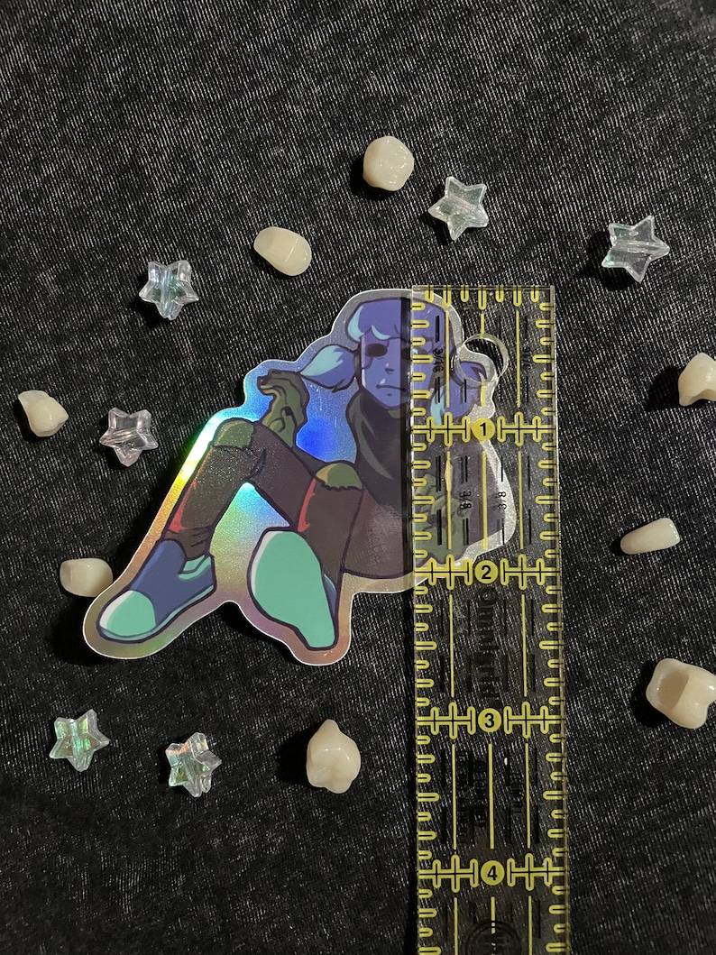 Sally Face Holo Sticker - Etsy