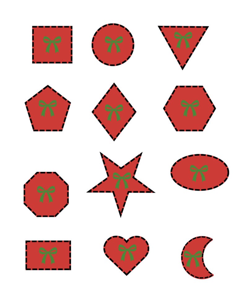 Christmas Elf Shape Match Printable | Preschool Shapes Activity | Early ...