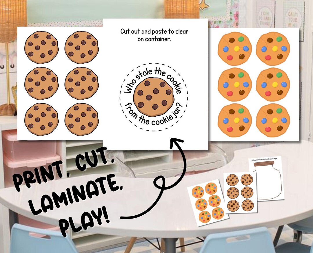 Who Stole the Cookie From the Cookie Jar? Preschool Name Game | Circle ...