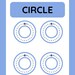 Shape Tracing Worksheet: Hand-eye Coordination Practice - Etsy