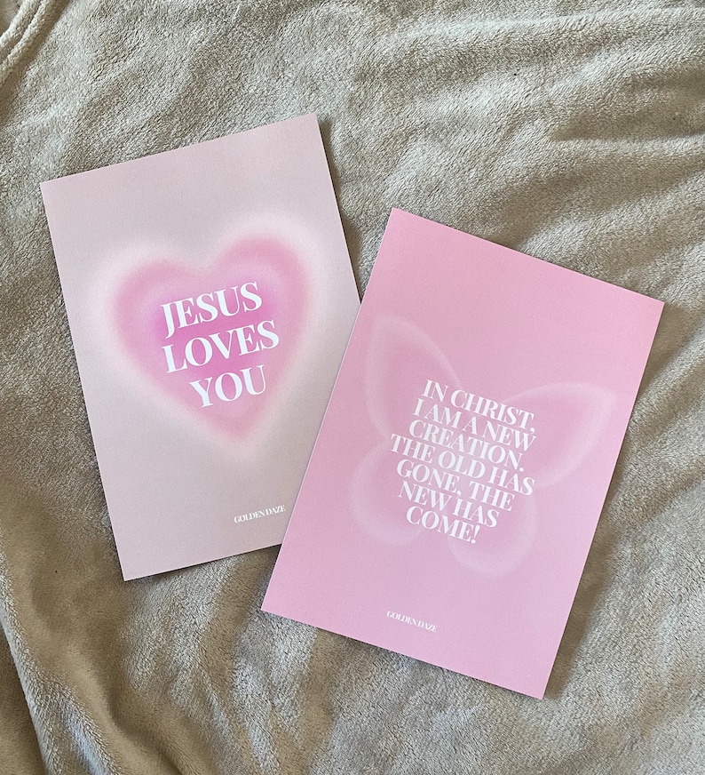 JESUS LOVES YOU Y2K Style Poster - Etsy