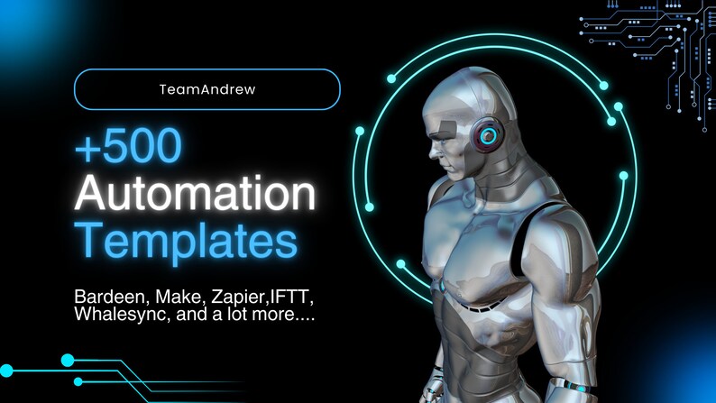 500+ Automation Templates - Etsy