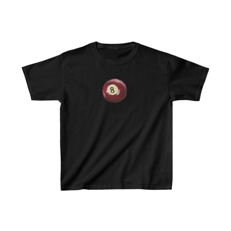 Red 8 Ball Baby Tee, Y2k Clothing, Trending Pinterest Aesthetic Shirt ...