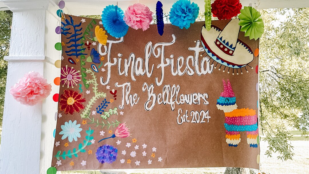 Final Fiesta Banner - Etsy