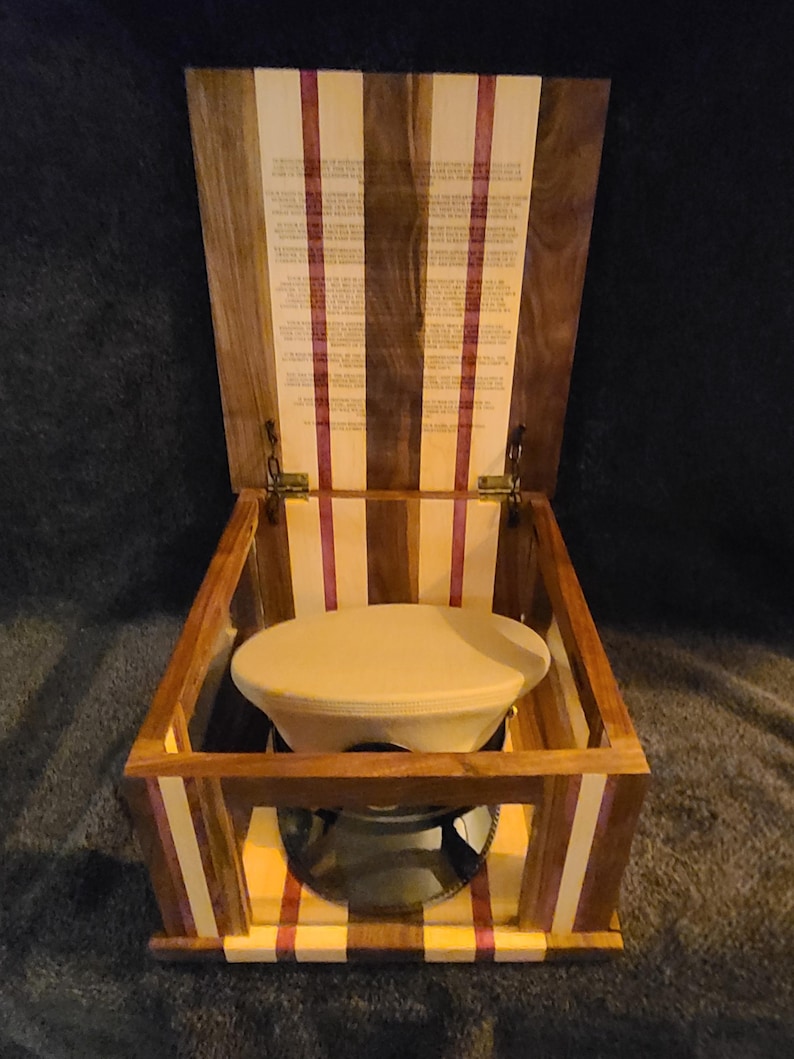 Custom Built Military Hat Box - Handcrafted by Active-duty US Navy ...