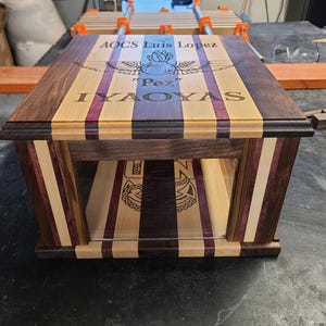 Custom Built Military Hat Box - Handcrafted by Active-duty US Navy ...