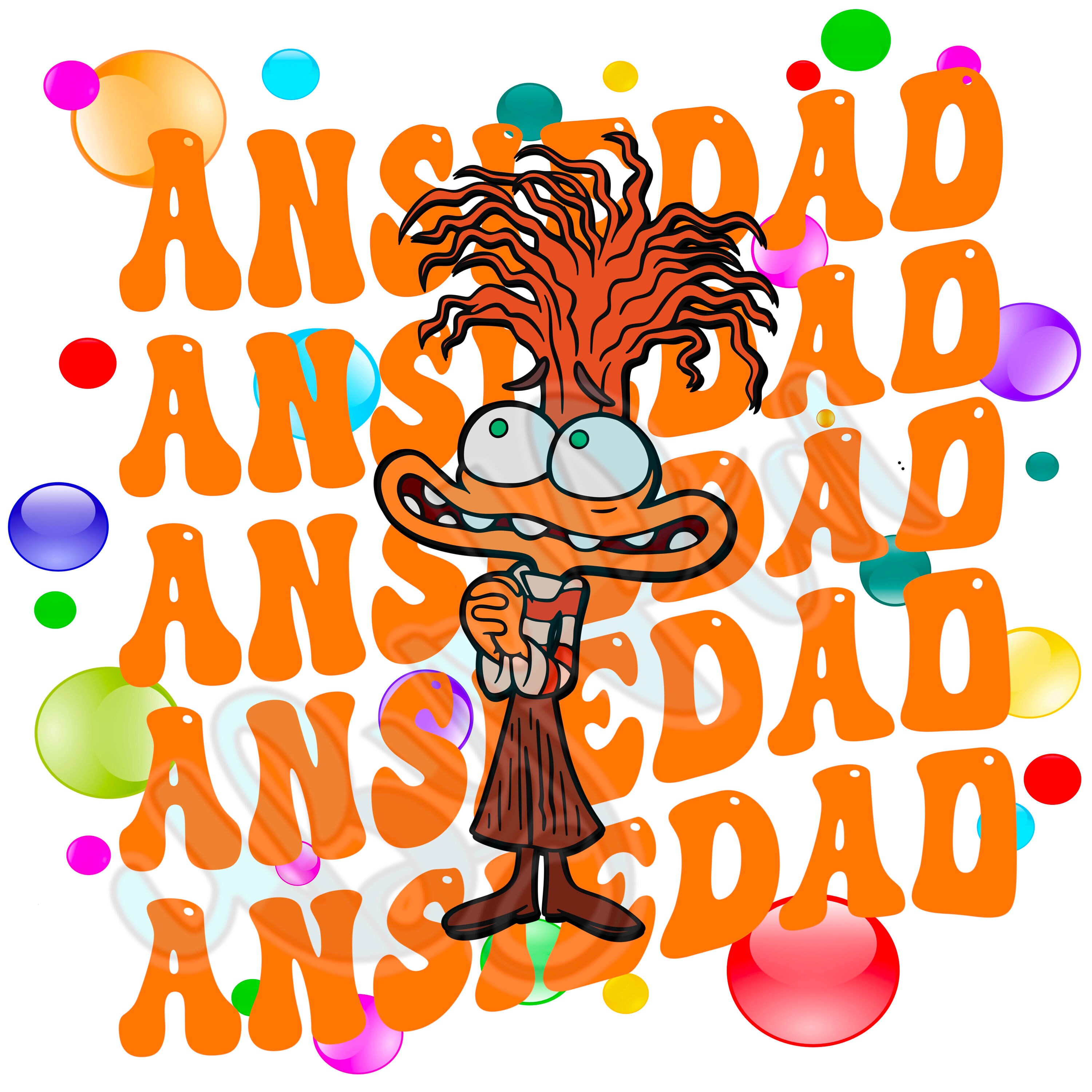 Inside Out 2 Spanish Png Package, Inside Out Characters 10 Files - Etsy