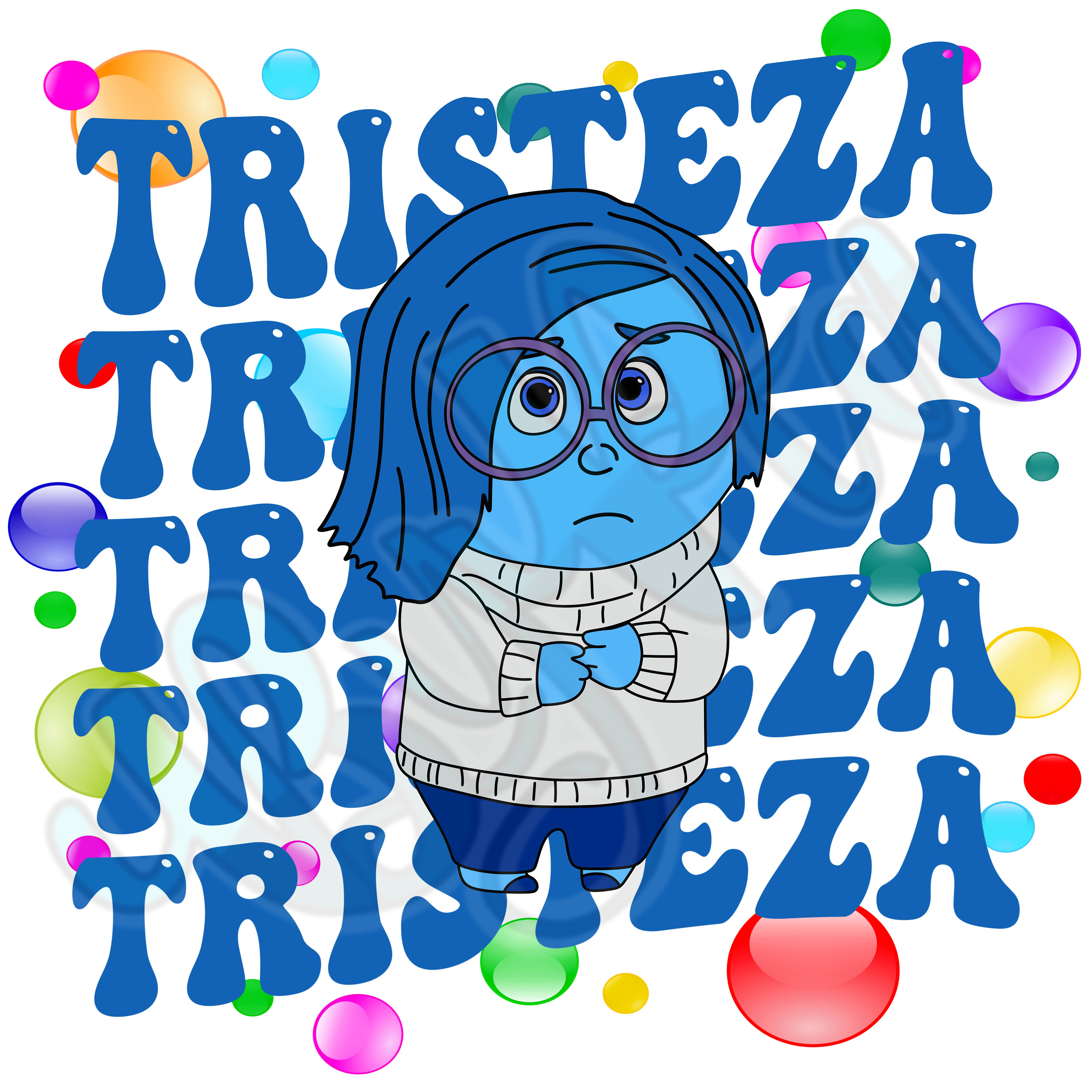 Inside Out 2 Spanish Png Package, Inside Out Characters 10 Files - Etsy