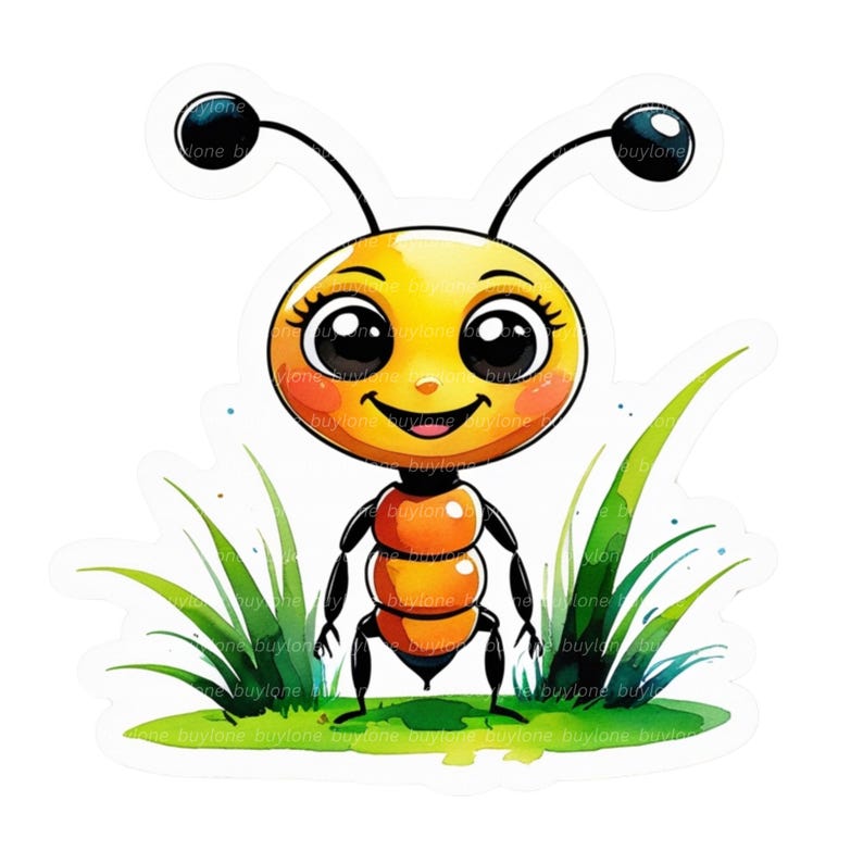 18 PNG Cute Ant Clipart – Baby Ant, Printable Watercolor Clipart, High ...