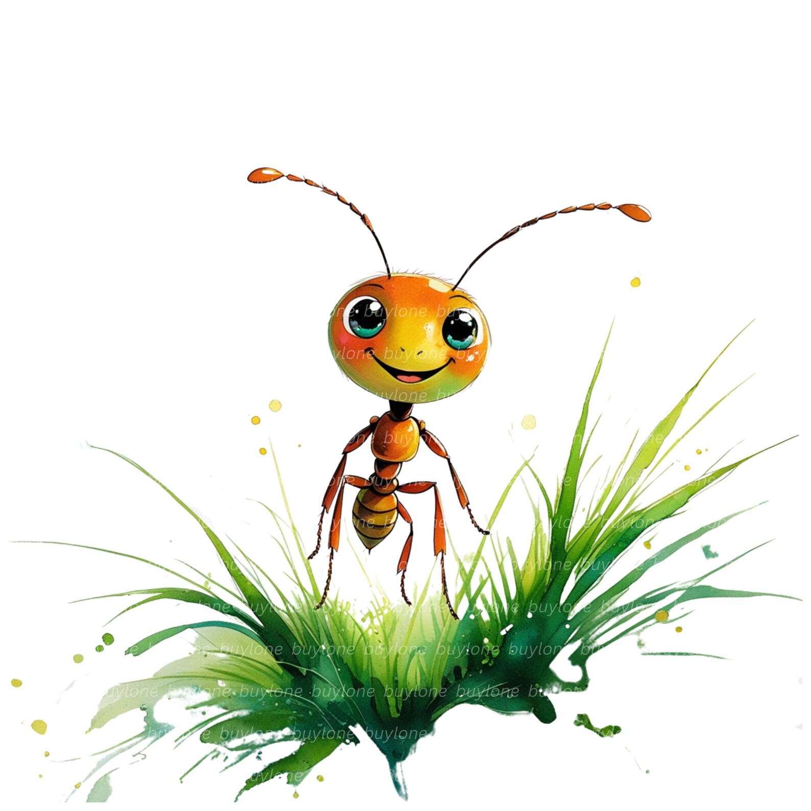 18 PNG Cute Ant Clipart – Baby Ant, Printable Watercolor Clipart, High ...