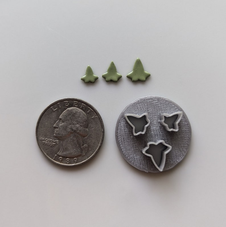 Micro Ivy Leaf Polymer Clay Cutter | Plant Clay Cutter - Etsy
