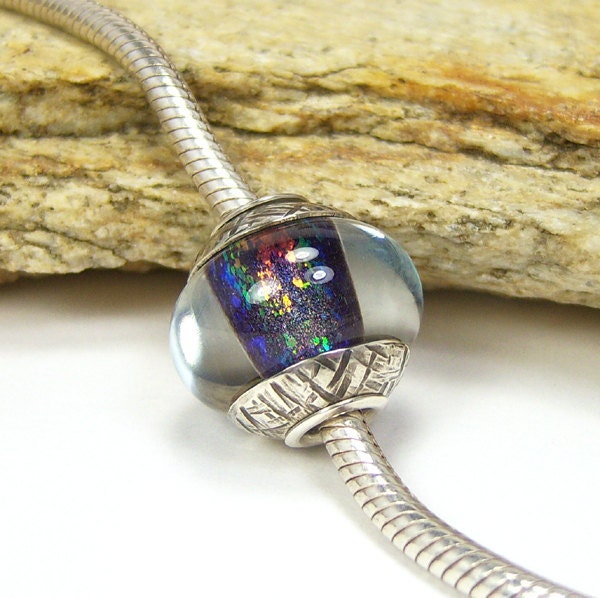 Lampwork Glass Charm Bead Large Hole BHB - Etsy