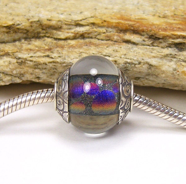 Lampwork Glass Charm Bead Large Hole BHB - Etsy