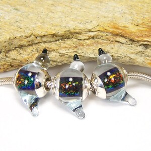 Lampwork Glass Charm Bead Set - Large Hole - BHB - Etsy